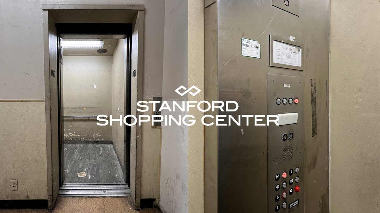 Mysterious Amtech Hydraulic Service Elevator - Stanford Shopping Center ...