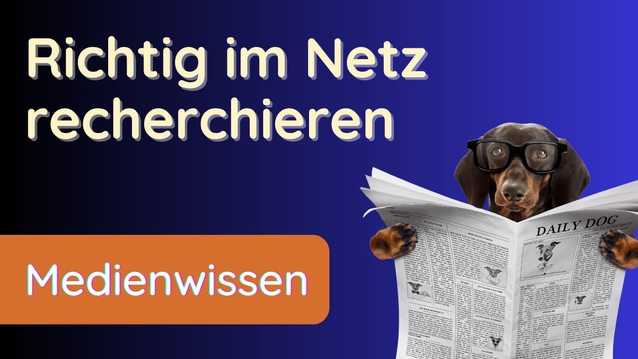 Recherche im Netz So informierst du dich richtig: 5 Tipps - YouTube