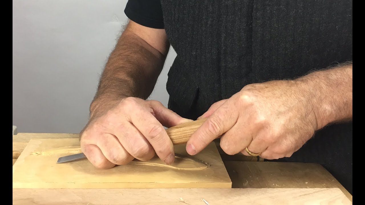 How to Use Woodcarving Tools - 3 Swapping Hands - YouTube