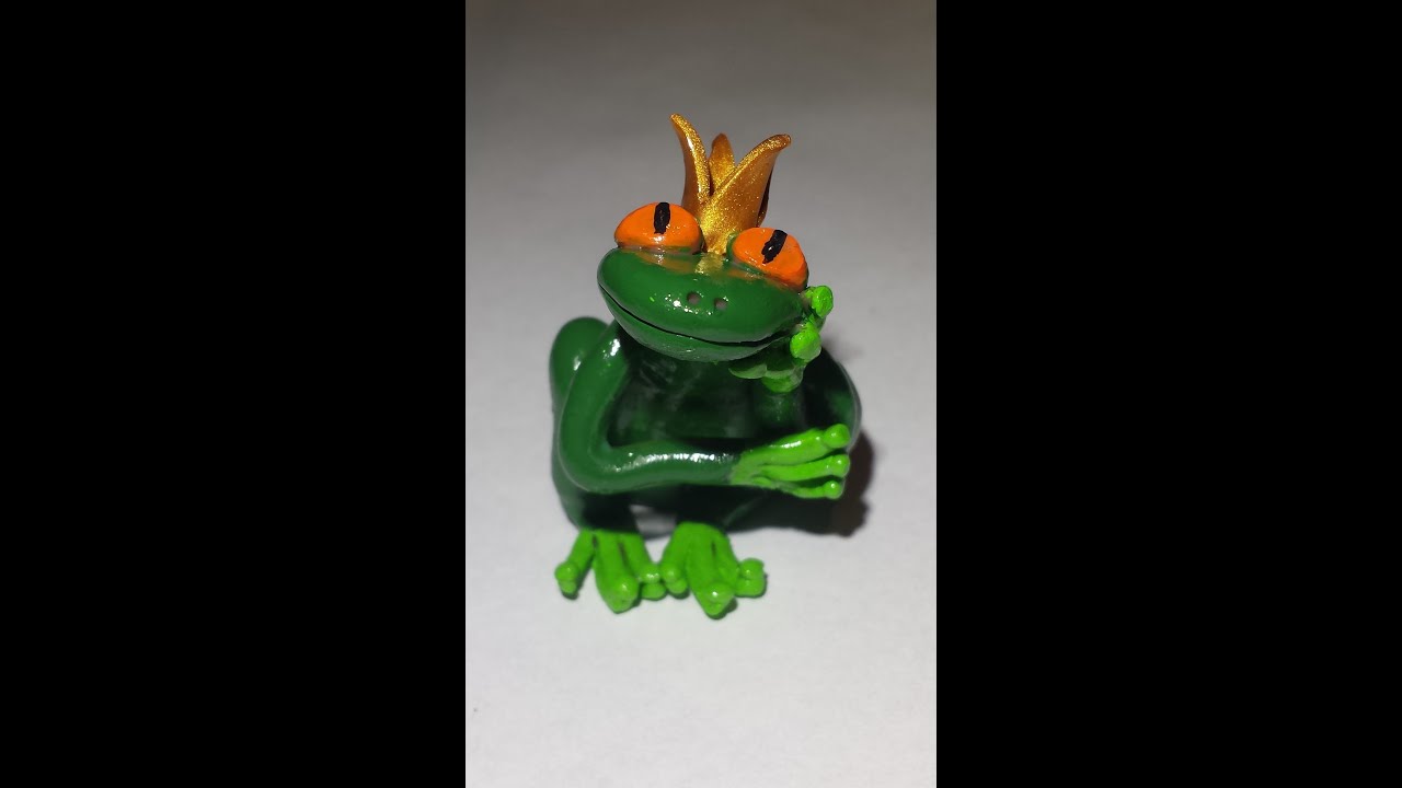 Polymer Clay Frog Tutorial - YouTube