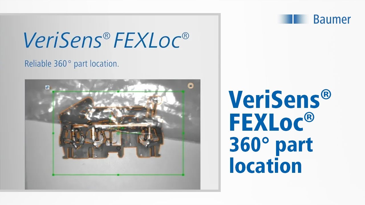 Baumer | VeriSens® FEXLoc® vision sensors | Reliable 360° part location ...