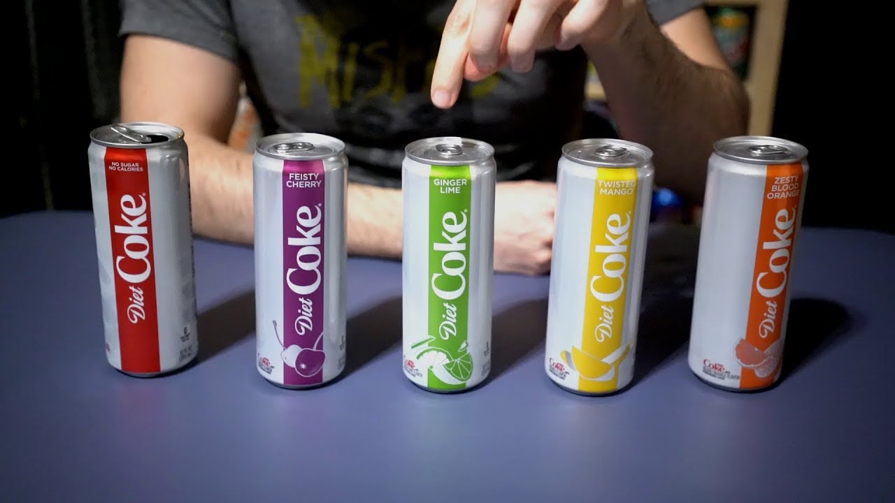 CTC Review #8 - Diet Coke... All Five "Slim Can" Flavors - YouTube