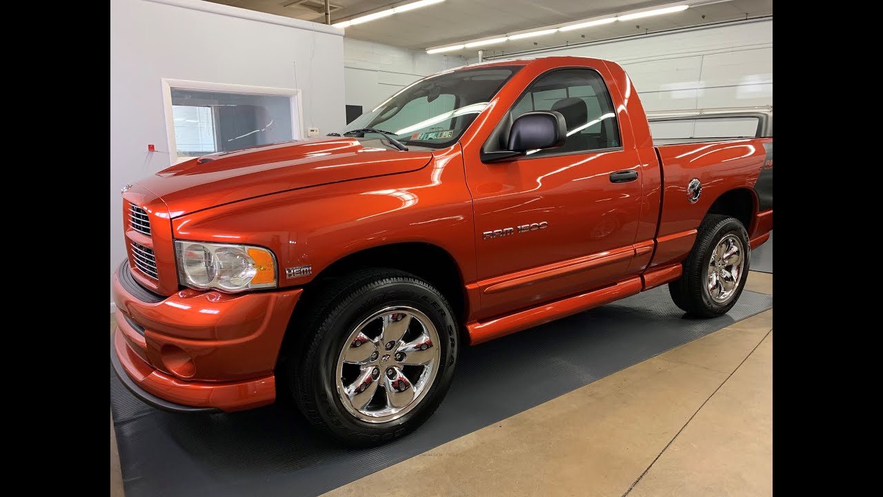 2005 Dodge Ram Daytona 4x4 — Rare 1-year only Limited Edition, 1 of 1,293 RCSB 4x4's in Go ManGo ...