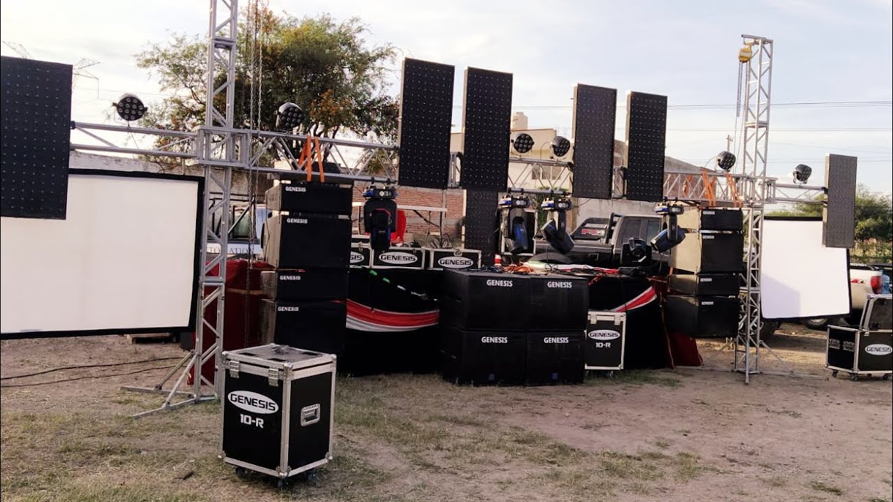 Llegando con gusto a instalar nuestro equipo de audio e iluminación. - YouTube