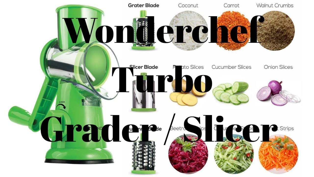 Wonderchef Turbo Grater Delux Chopper / Slicer (UNBOXING) REVIEW - YouTube