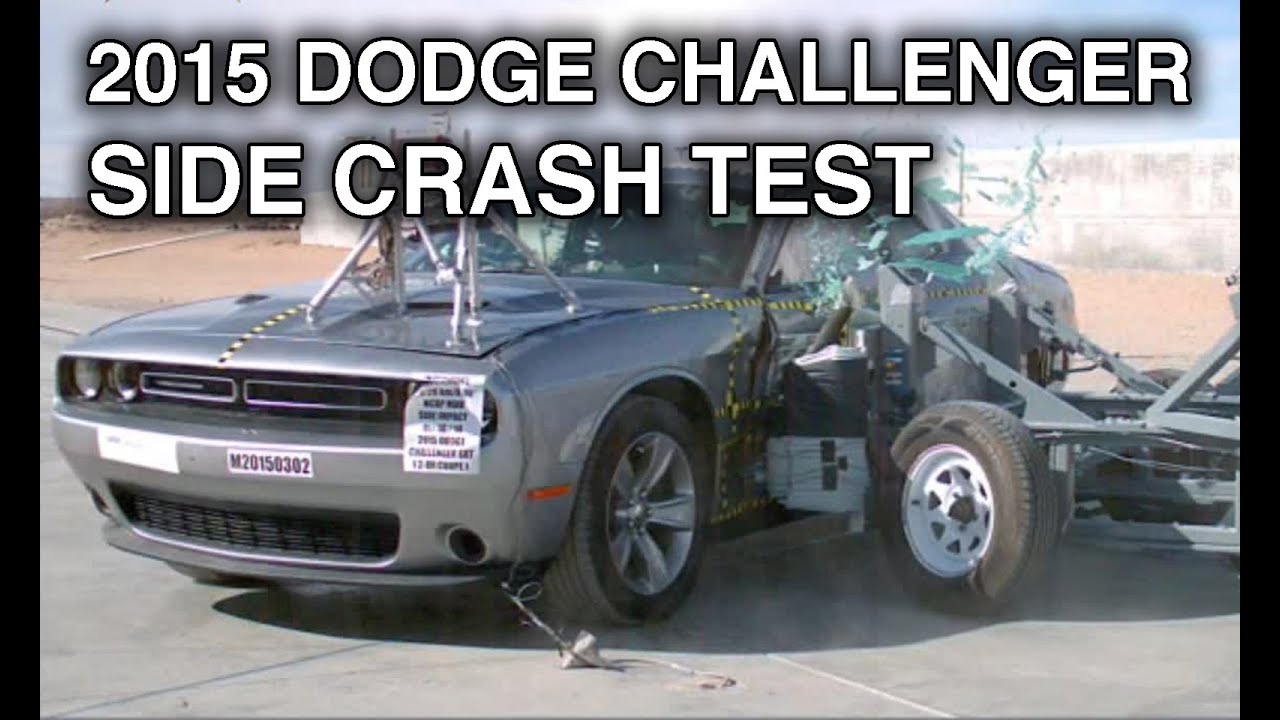 2015 Dodge Challenger | Side Crash Test - YouTube