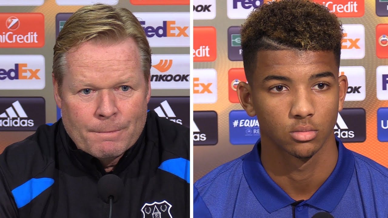 Ronald Koeman & Mason Holgate Pre-Match Press Conference - Everton v ...
