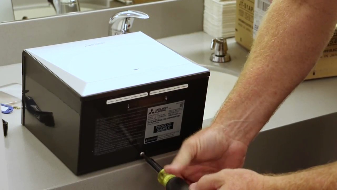 Installing Mitsubishi Electric Smart Jet Towel - YouTube