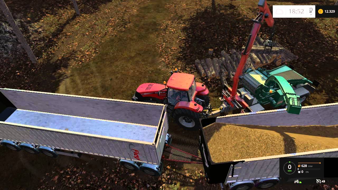 FS 15 Jenz Wood Chipper MOD - YouTube