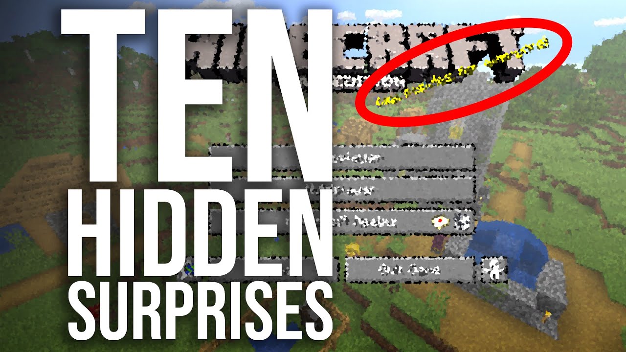 10 Hidden Surprises in Minecraft! - YouTube