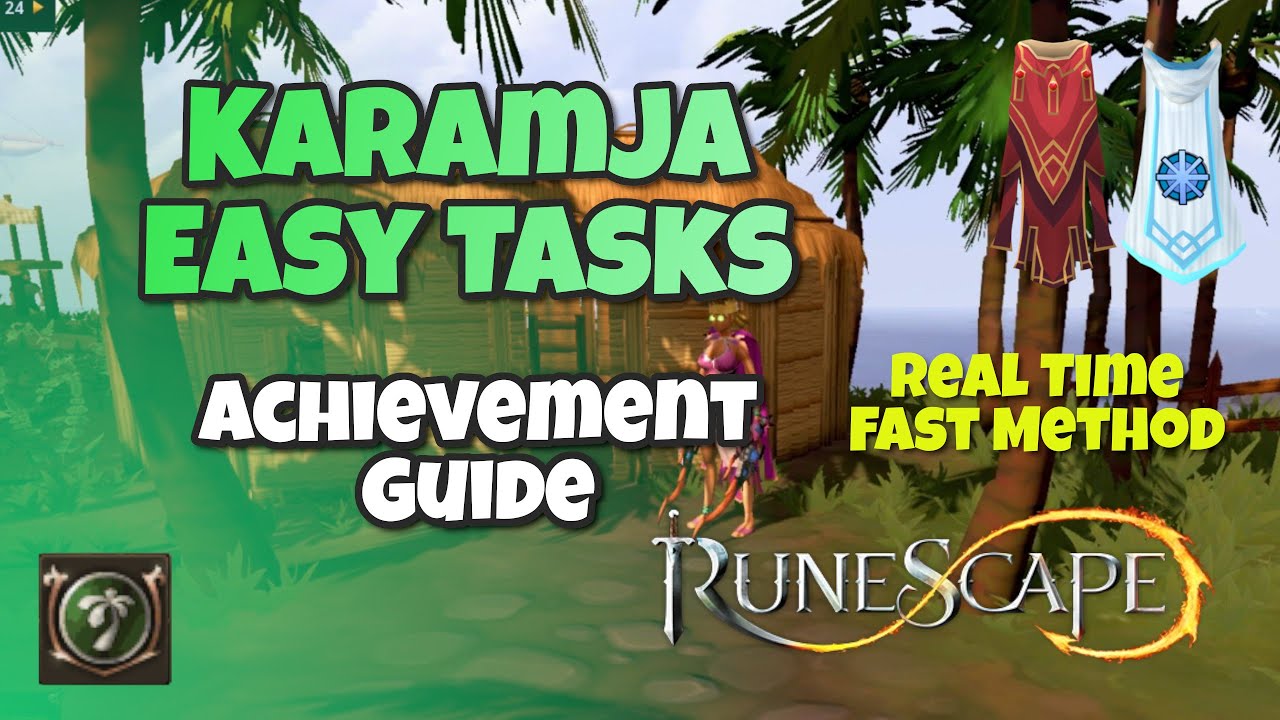 Karamja Easy Tasks Guide Optimal Path to Achievement | Runescape 3 ...