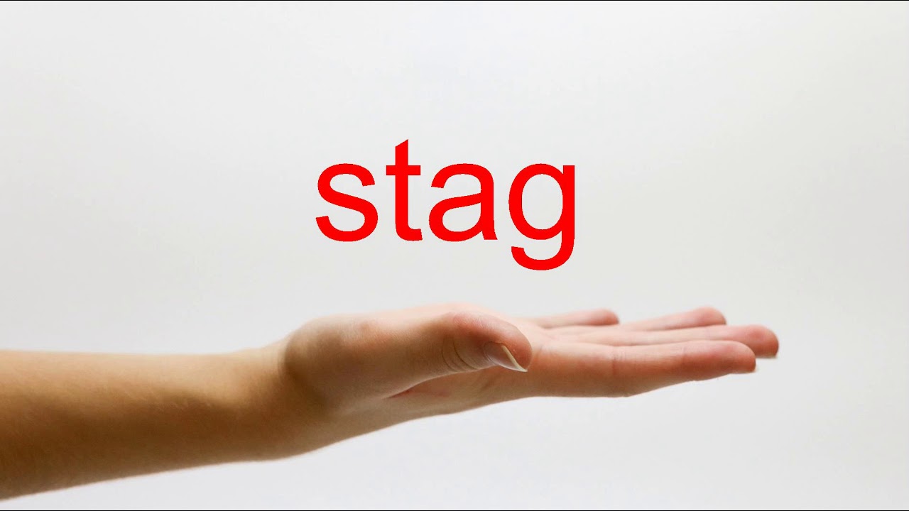 How to Pronounce stag - American English - YouTube