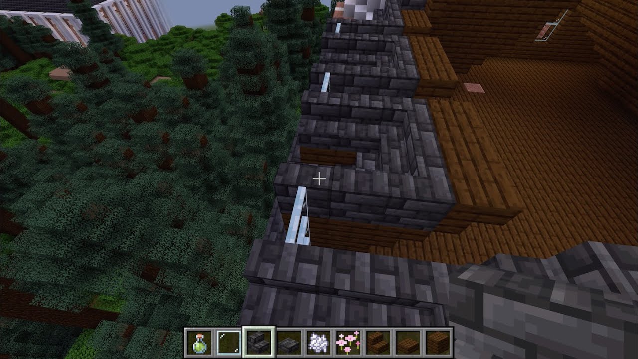 2 Finishing the Attic Dormers in my Boarding School in Minecraft - YouTube