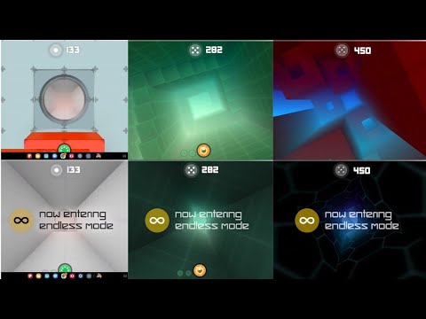 All endless mode tunnels comparison - YouTube