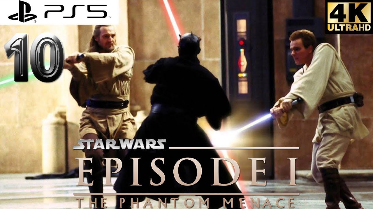 PS1 Star Wars: Episode I - The Phantom Menace Walkthrough 10 Assault on ...