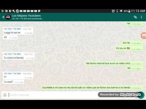 Ola mis amigos por le whatsApp