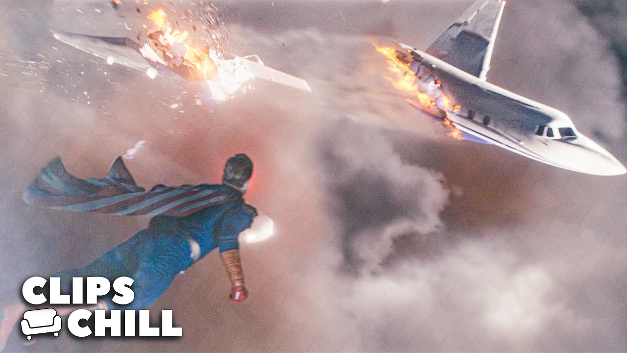 Homelander DESTROYS Plane with his Laser | The Boys (Antony Starr ...