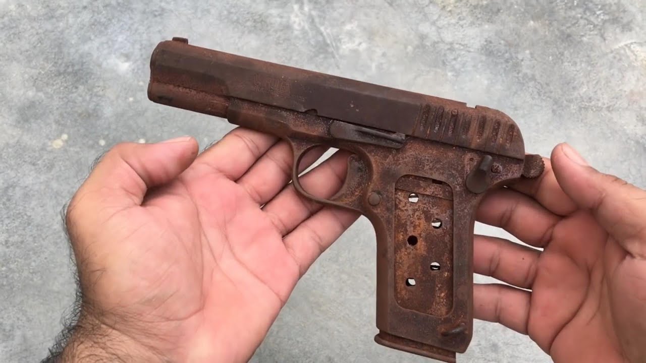Rusted Gun Restoration #1 - 4K - YouTube