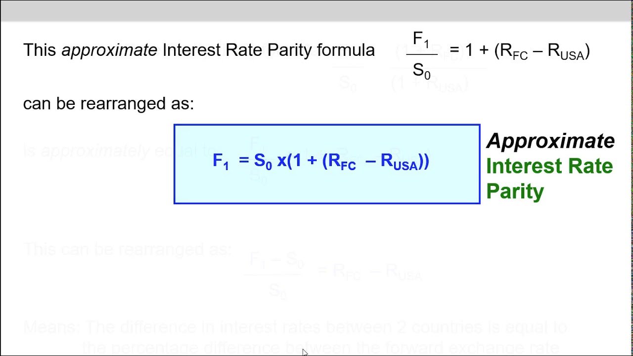 10 Of 18 Ch 21 Interest Rate Parity Derivation Of Formula YouTube 10-of-18-ch-21-interest-rate-parity-derivation-of-formula-youtube