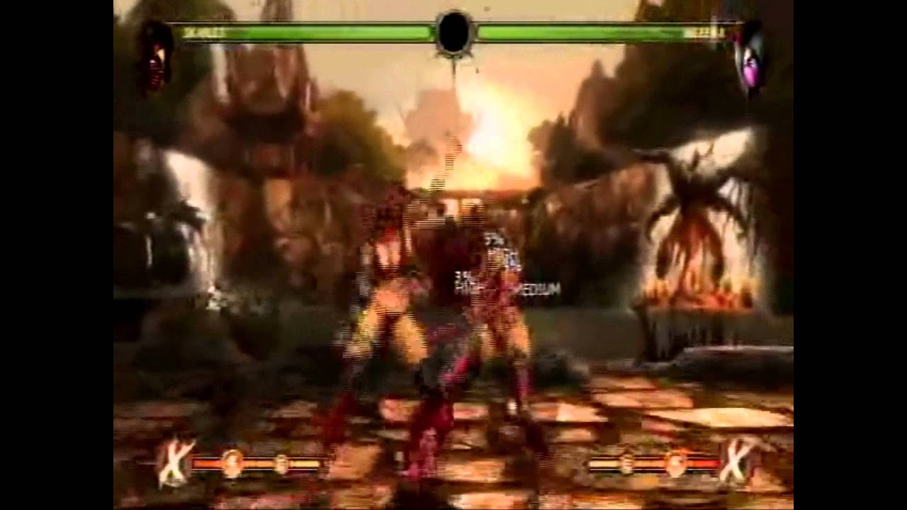 Mortal Kombat - Skarlet - Double Dagger Blockstrings - YouTube