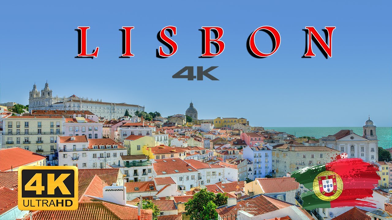 Lisbon, Portugal In 4K 🇵🇹 Lisboa vista do céu , Travel Guide (4k) - YouTube