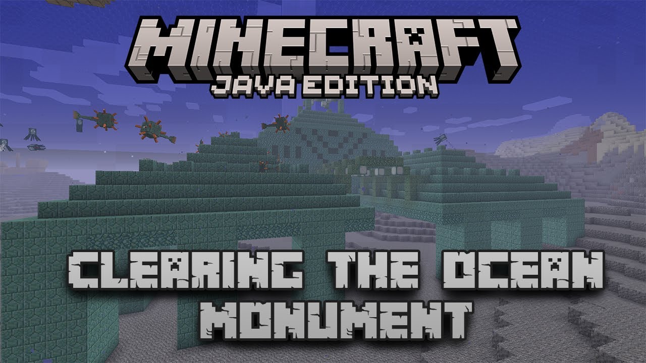 [Minecraft Java 12.2.2] Clearing the Ocean Monument - YouTube