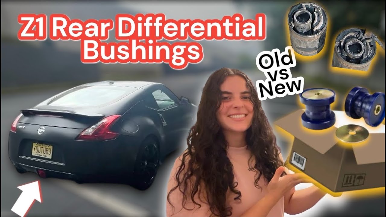 NISSAN 370Z REAR DIFFERENTIAL BUSHINGS. UPGRADE TO Z1 URETHANE SET ...