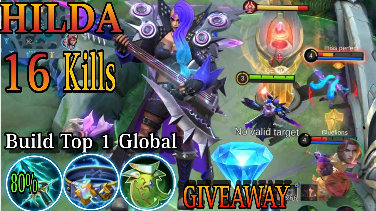 Hilda 16 Kills + MVP in Ranked | INSANE Build & No Recall Strategy ...