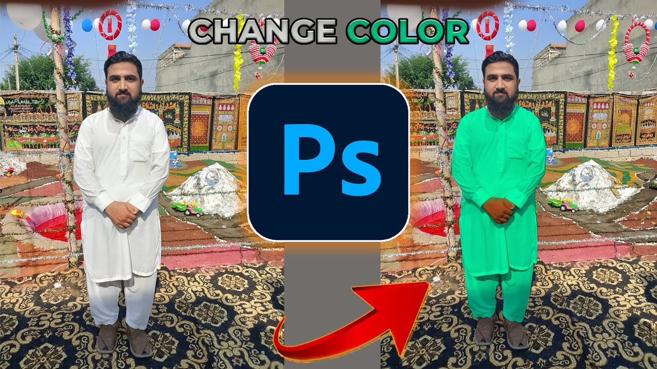 Change Clothes Color In Photoshop! - YouTube