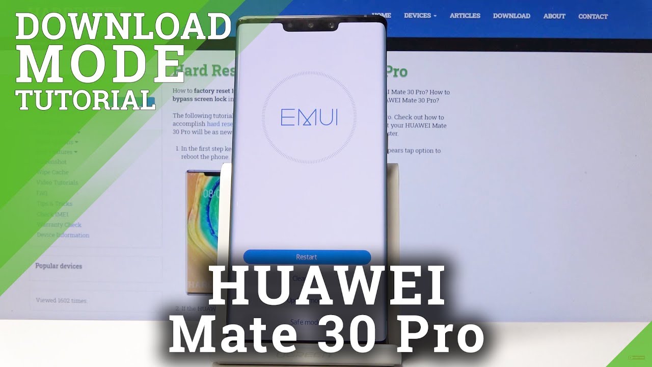 Upload Mode in HUAWEI Mate 30 Pro - How to Open & Use Download Mode ...
