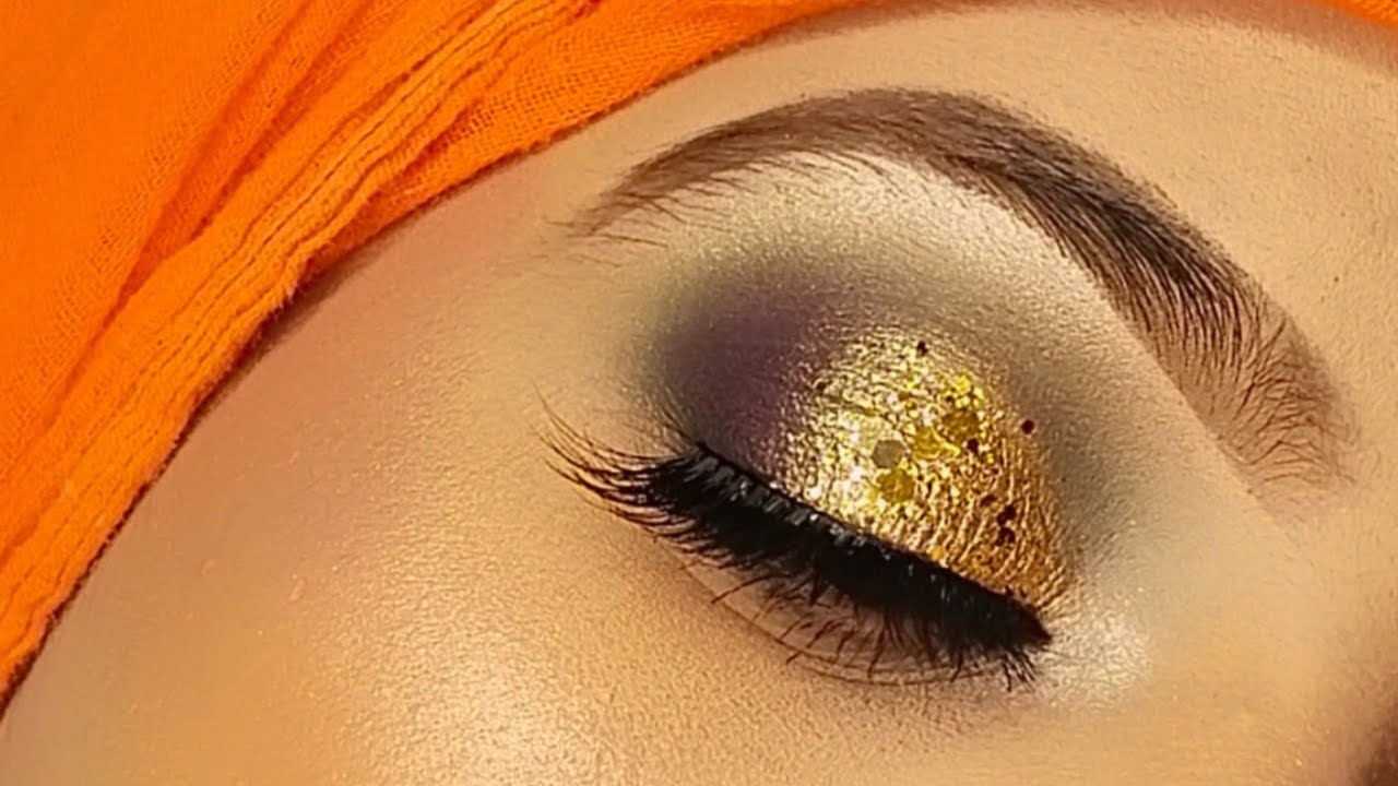 Glam eye makeup || Bridal+party eye makeup tutorial for beginners - YouTube