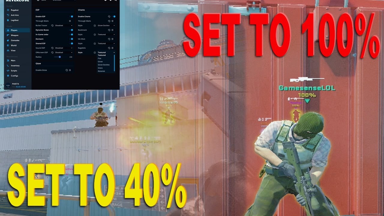 The Difference Between Cheat Settings - YouTube
