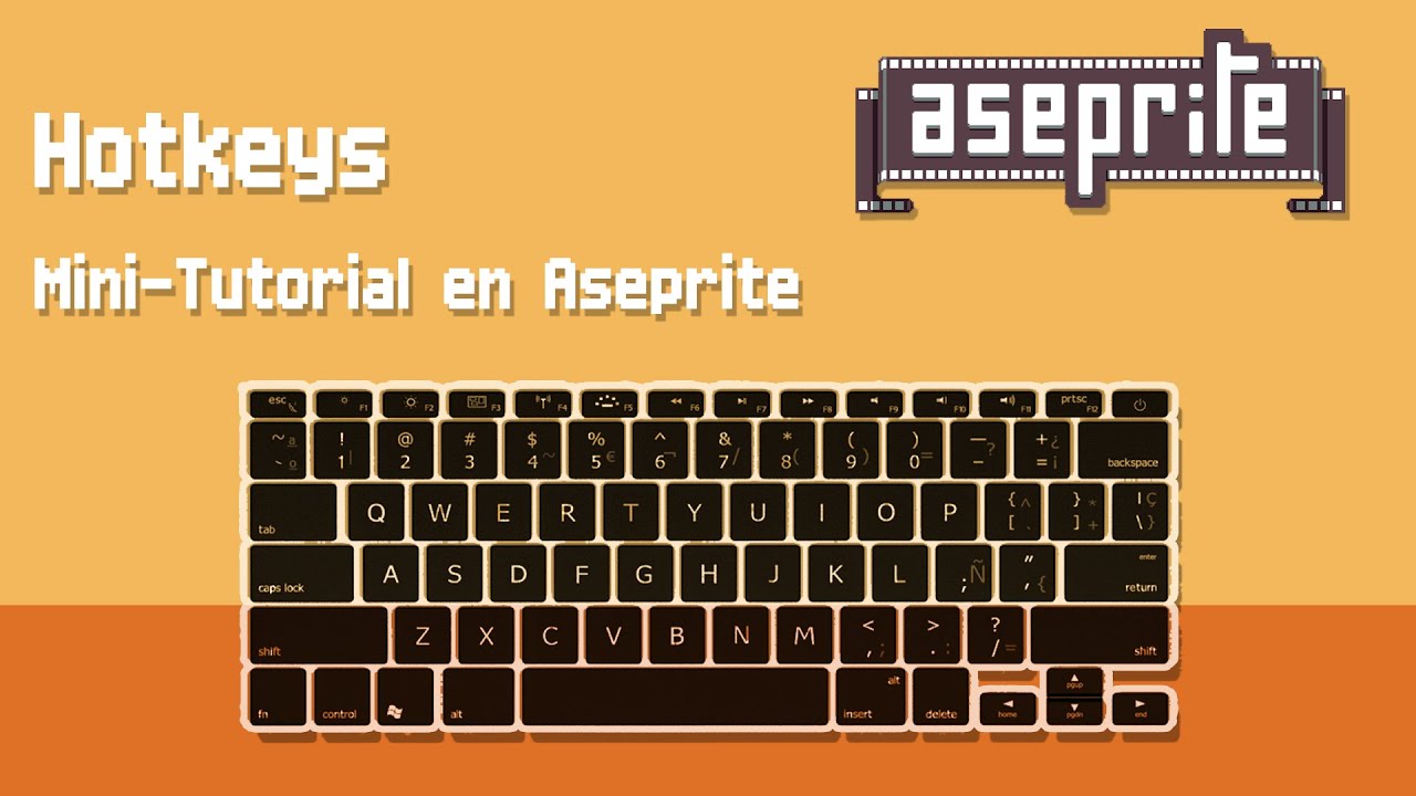 Hotkeys - Minitutorial en Aseprite - YouTube