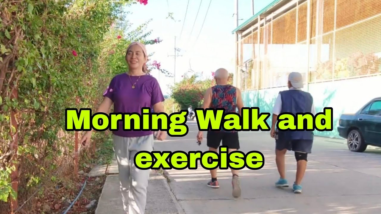 Morning walk and exercise /Bren Vlog - YouTube