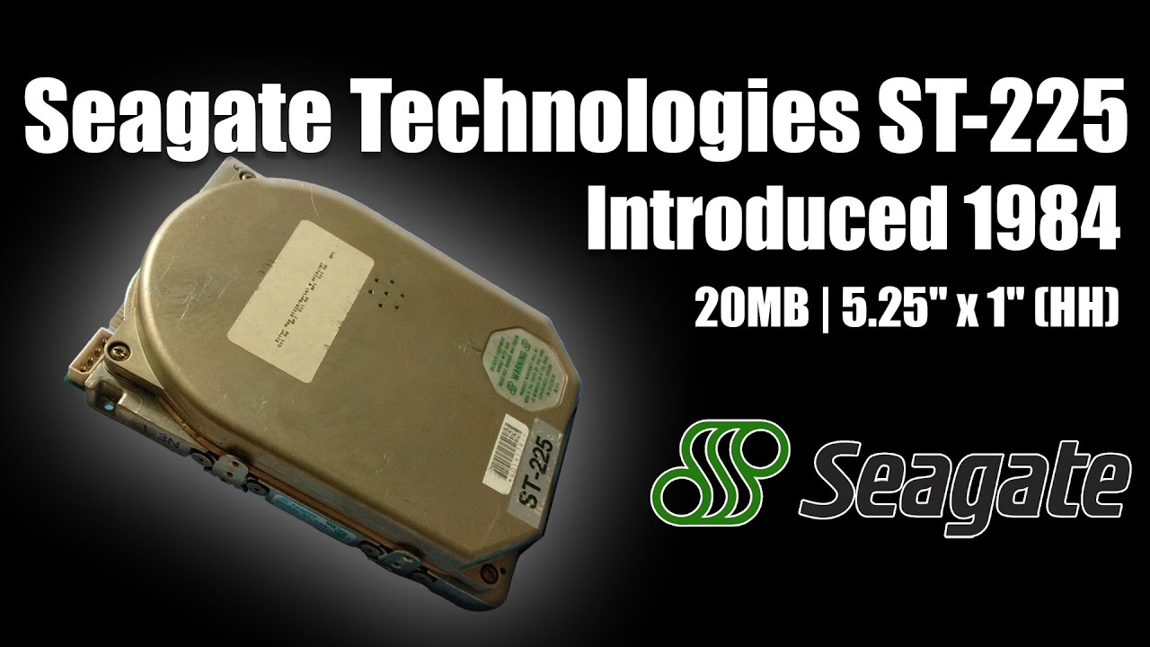 Sounds of the Seagate Technologies ST-225 - YouTube