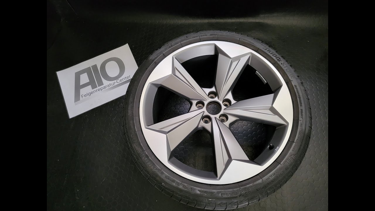 89A601025 89A601025R Audi RS Q4 e-tron Felge 5-Arm-Rotor-Evo Grau Matt ...