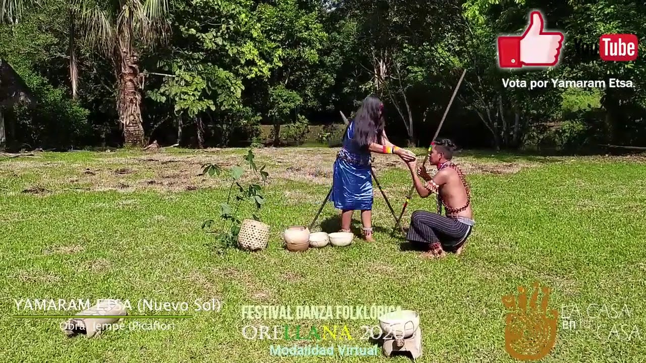 ORGANIZACIÓN DE DANZA Y MÚSICA SHUAR YAMARAM ETSA "NUEVO SOL" - YouTube