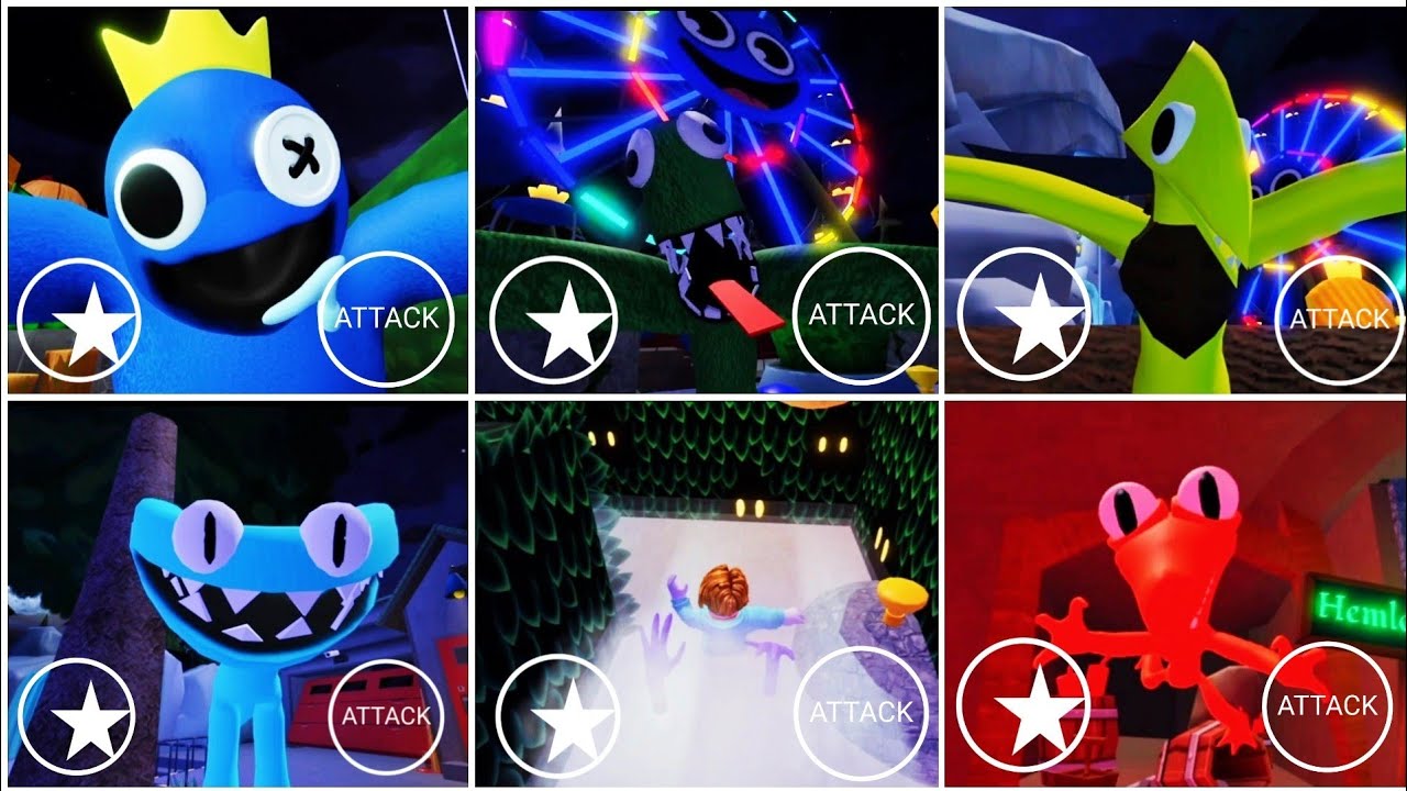 Rainbow Friends Chapter 2 All Jumpscares - YouTube