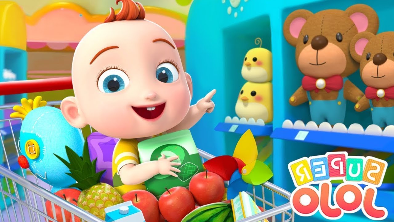 I Like Going Shopping +More | Supermarket Song | Super JoJo - Nursery ...