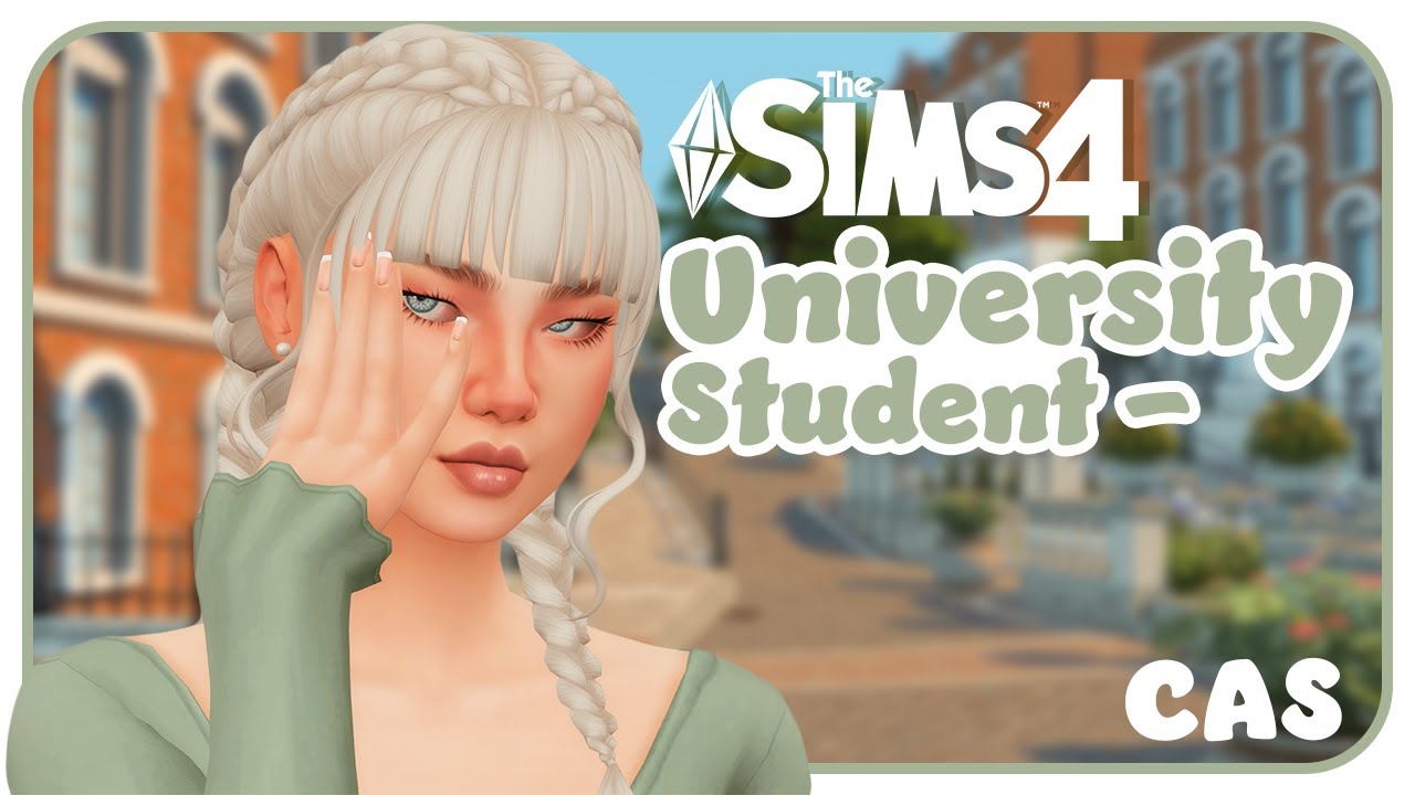 📚University Student CAS📚// CC links in description // Sims 4 CAS - YouTube