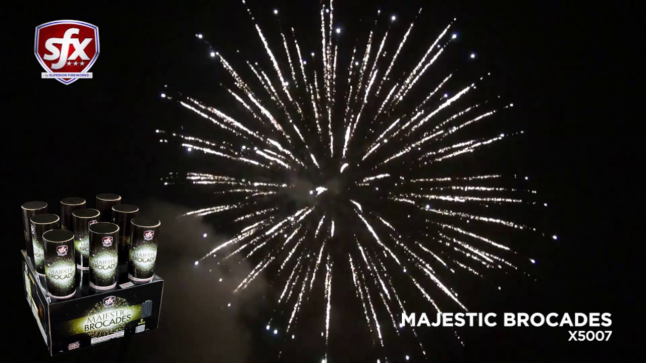 Majestic Brocades, a 9-Shot Finale Rack by SFX Fireworks | Superior ...