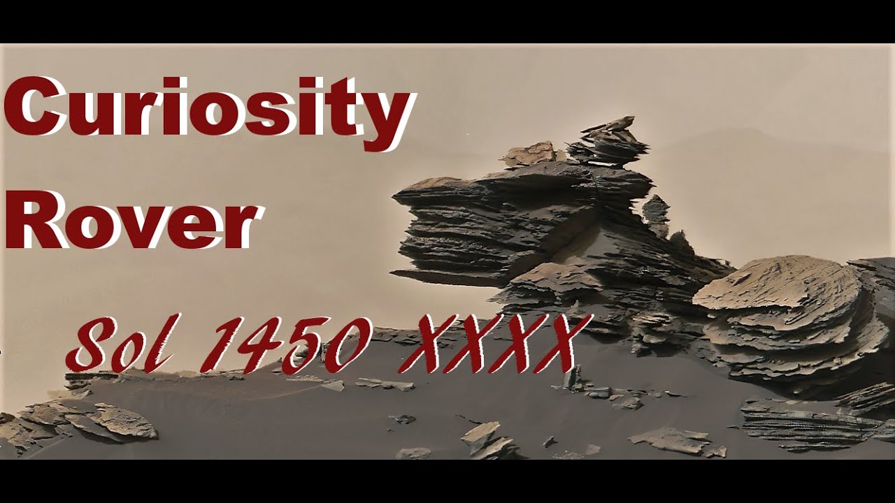 Curiosity Rover Sol 1450 XXXX - YouTube