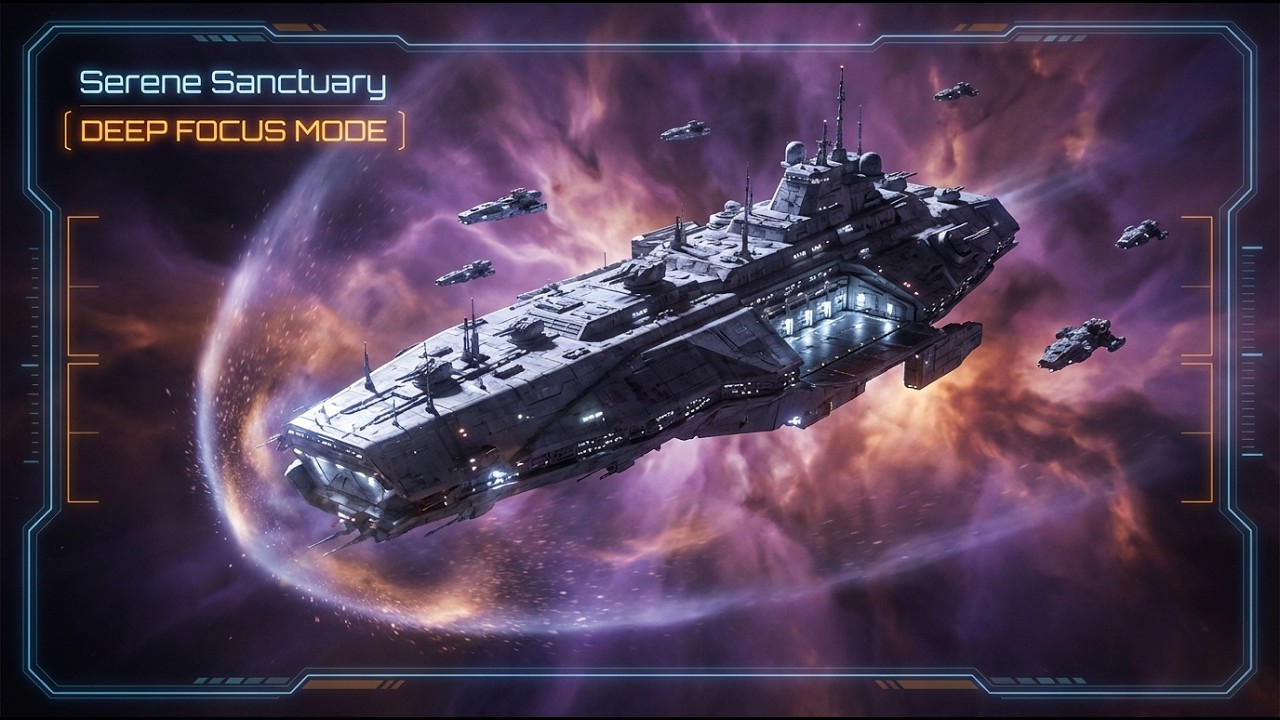 Galactic Carrier Ambience: 3 Hours of Deep Space White Noise for Focus ...