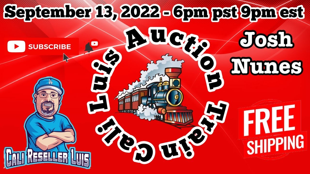 Cali Luis Auction Train With Josh Nunes - YouTube