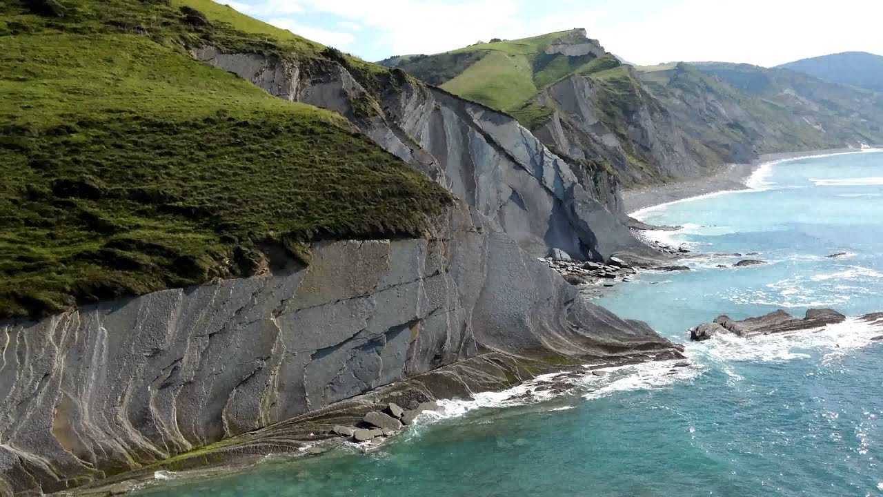 Zumaia Flysch - 4K Video HD - YouTube