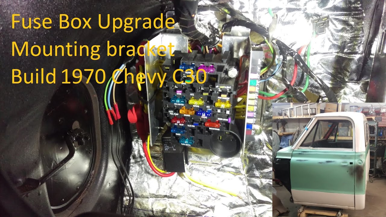 Making a Mounting Bracket for a 18 circuit Fuse Box Upgrade in a 1970 ...