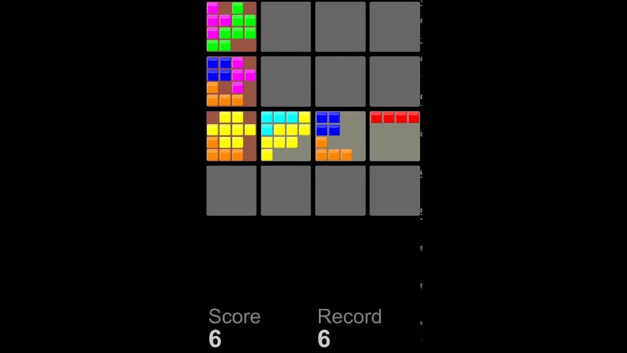 Quadrium: 2048 meet tetris - YouTube
