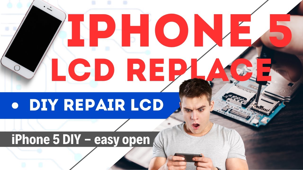 iPhone 5 Display Assembly Replacement (LCD + Touch Display) - YouTube