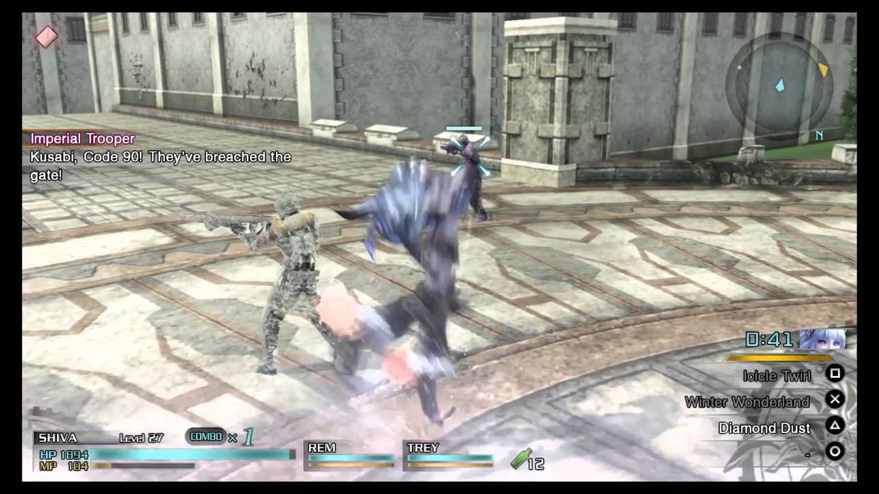 Final Fantasy Type-0 - Shiva Eidolon - YouTube