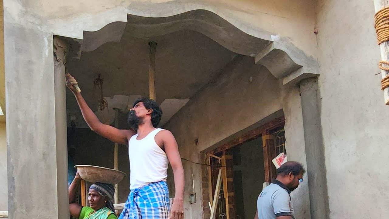 Impressively Arch pillar Design plastering!-Amazing House front Arch ...